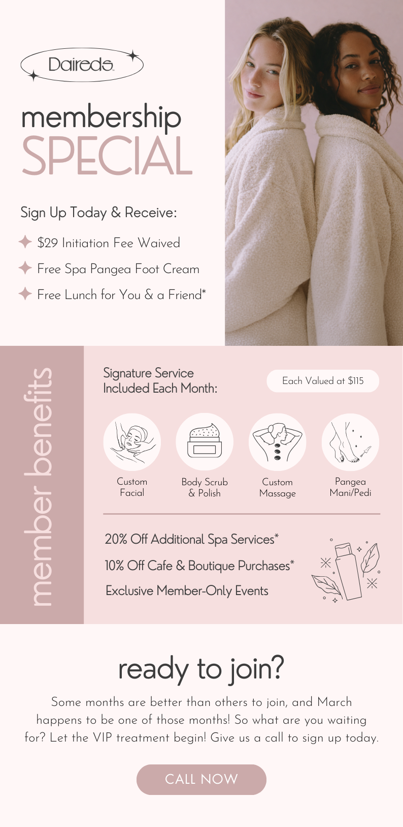 Package Gift Cards | Daired's Salon & Spa Pangea